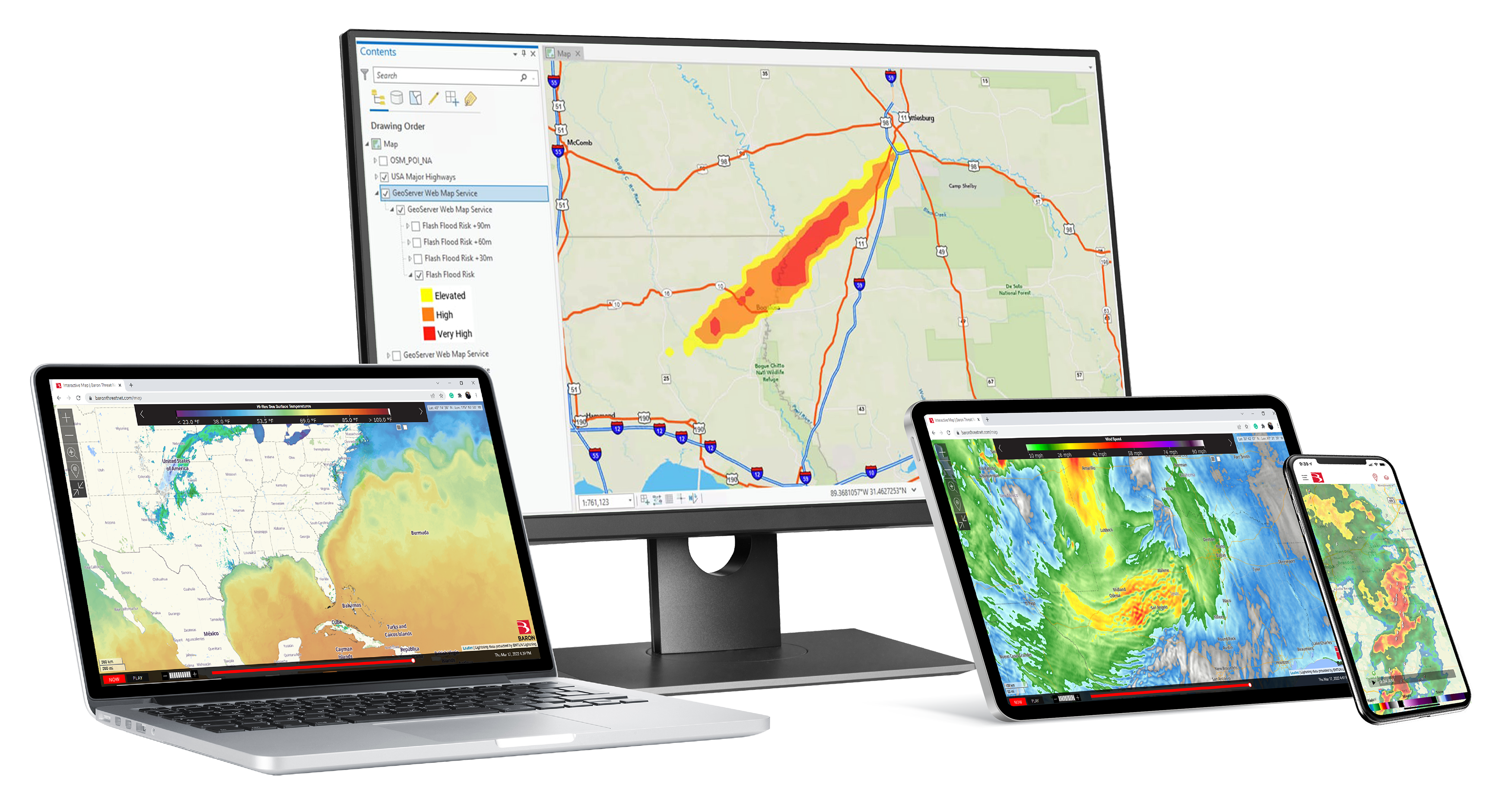 Prepárese para emergencias meteorológicas con Baron